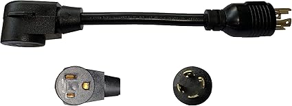 Amazon.com : ONETAK NEMA L14-30P to 6-50R 240V 30 Amp Twist Lock 4 Prong Male Plug to 50 Amp 3 ...