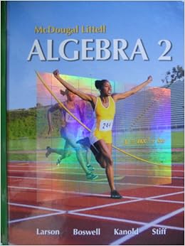 Amazon.com: Algebra 2, Grades 9-12: Mcdougal Littell High School Math ...