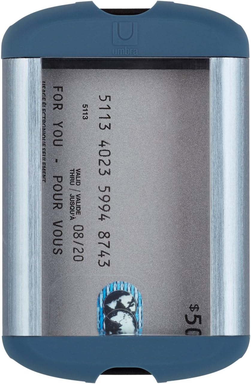 Amazon.com: Umbra Bungee Card Case with Window, Mist Blue: Home & Kitchen