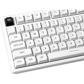Amazon.com: XVX WOB Keycaps 168 Keys, Double Shot PBT Custom Keycap Set, Minimalist Style White ...