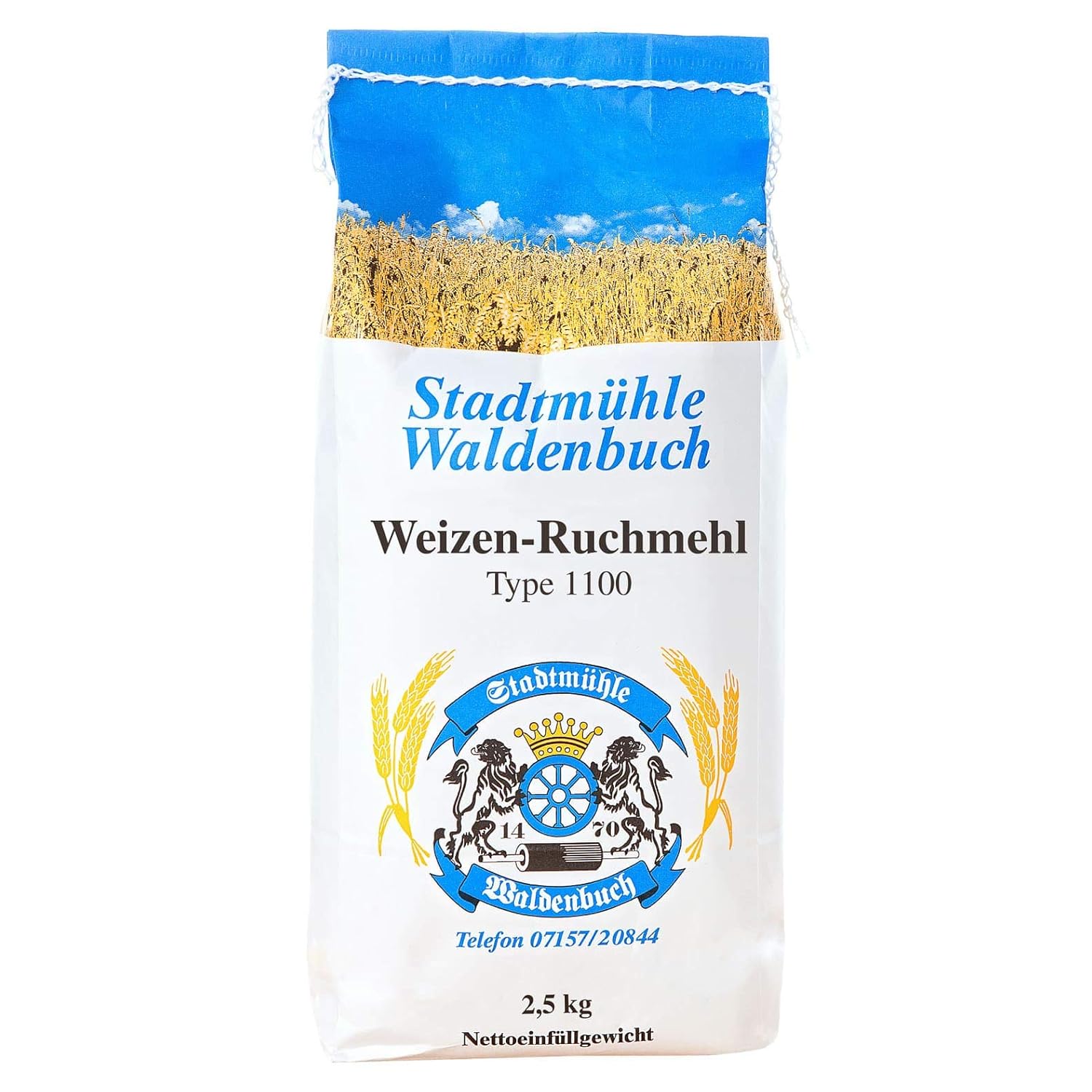 Weizen - Ruchmehl Type 1100, 2.5 kg: Amazon.de: Lebensmittel & Getränke