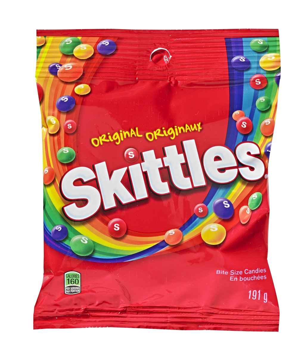 Skittles Original, Peg Bag, 191gm, 12 Count: Amazon.ca: Grocery