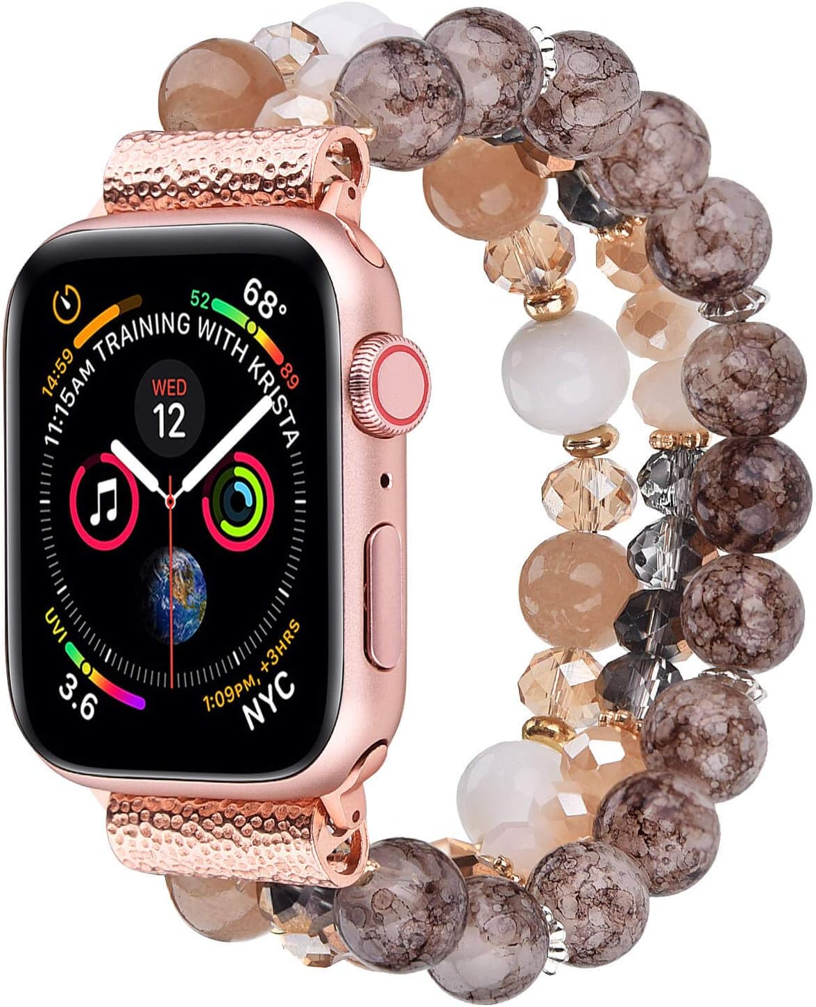 Warewel Compatible For Apple Watch Bands Women 38mm/40mm, Handmade ...