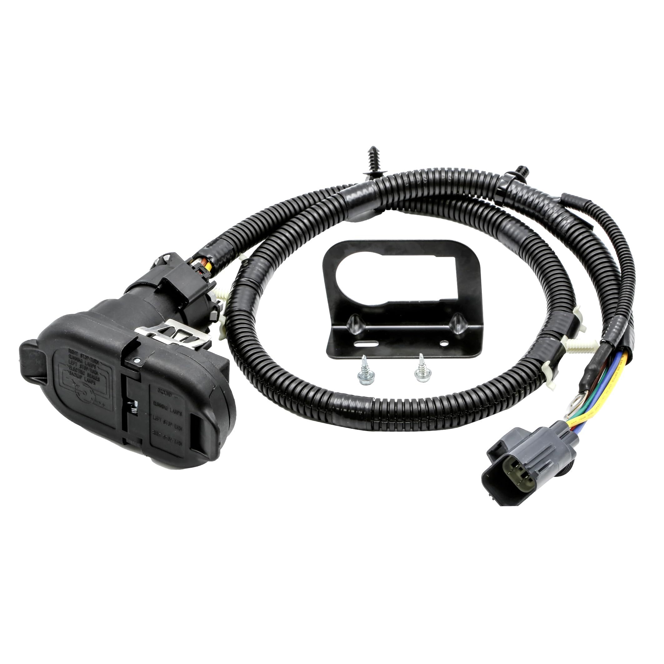 ASTROSYNC Trailer Tow Rear Bumper Wiring Connector Harness Kit ...