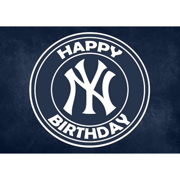 New York Yankees Happy Birthday Banner
