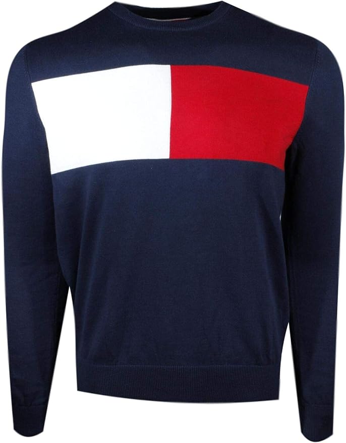 Tommy Hilfiger Herren Pulli, Men's Sweater, Pullover, Blue, S: Amazon ...