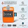KTRIO Pack of 6 Colors Handheld Tally Counter, 4-Digit Number Clicker ...
