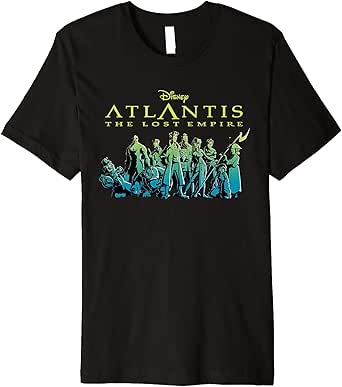 Amazon.com: Disney Atlantis The Lost Empire Characters Gradient Premium ...