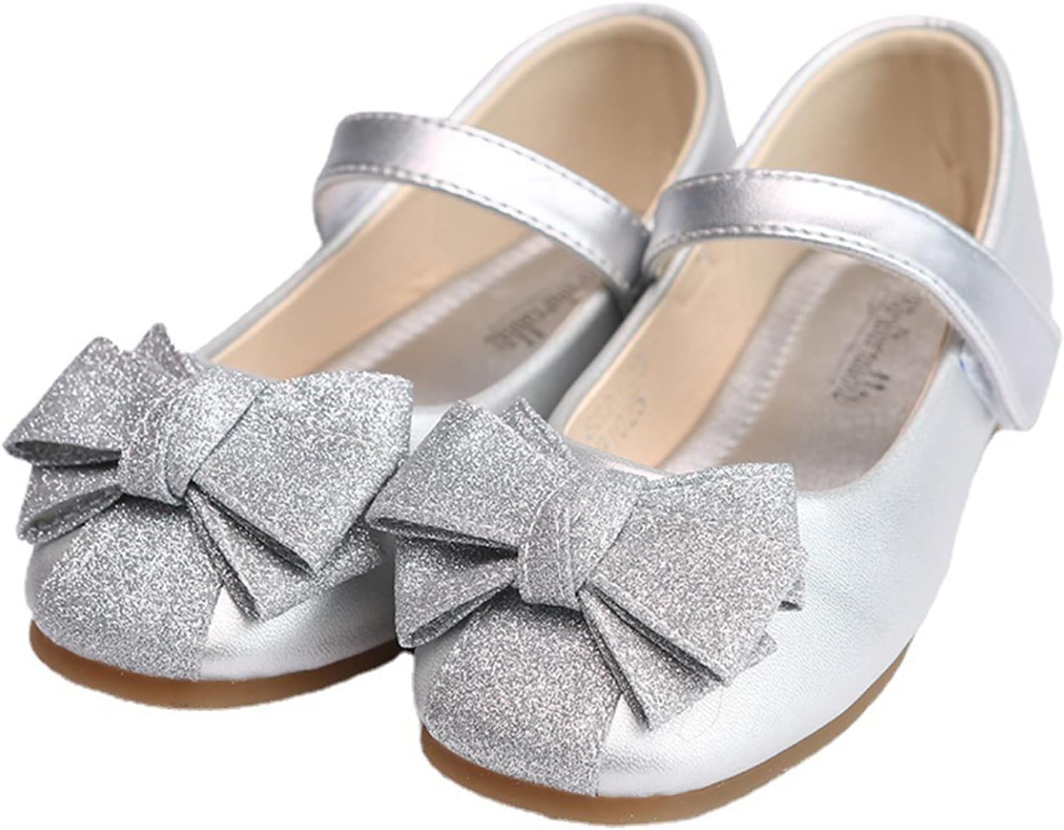 Zapatos de cuero para niñas, transpirables, ligeros, lindos lazos ...