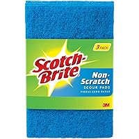 Amazon.com: Scotch-Brite Scouring Pads: 6 in. x 3.8 in. (Blue) non ...