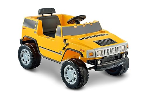 National Products 6V Yellow Hummer H2 Battery Operated Ride-on in ...