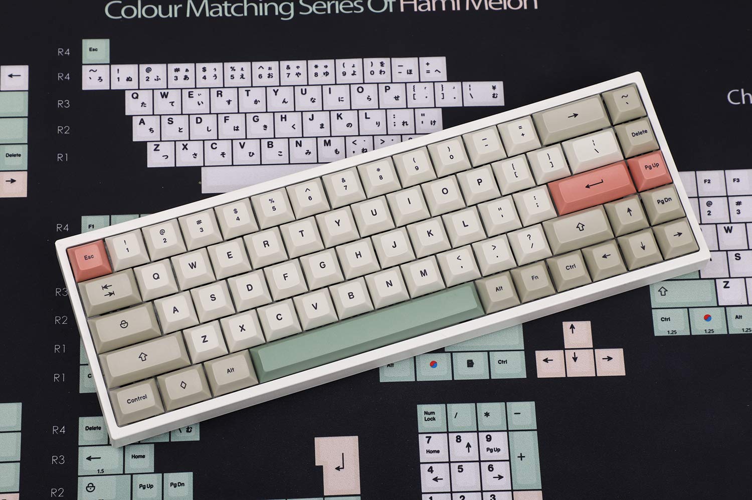 Mua YMDK DSA Profile 9009 Dye Sub 61 64 68 ANSI Keycap Thick PBT Keycap ...