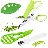Amazon.com: Herb Scissors, X-Chef Multipurpose 5 Blade Kitchen Herb ...