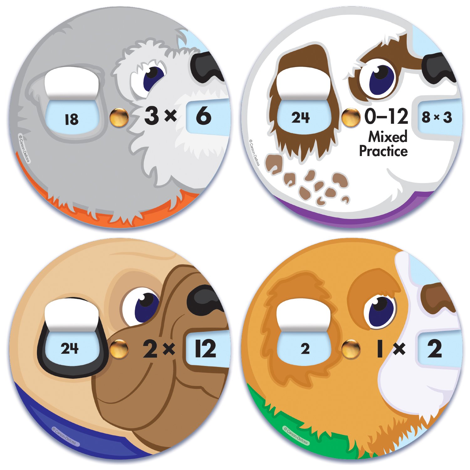 Mua Carson Dellosa Ez-Spin Multiplication Math Cutouts, 18 Math ...