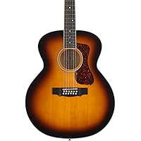 Amazon.com: Guild F-2512E Deluxe 12-string Acoustic-electric Guitar ...