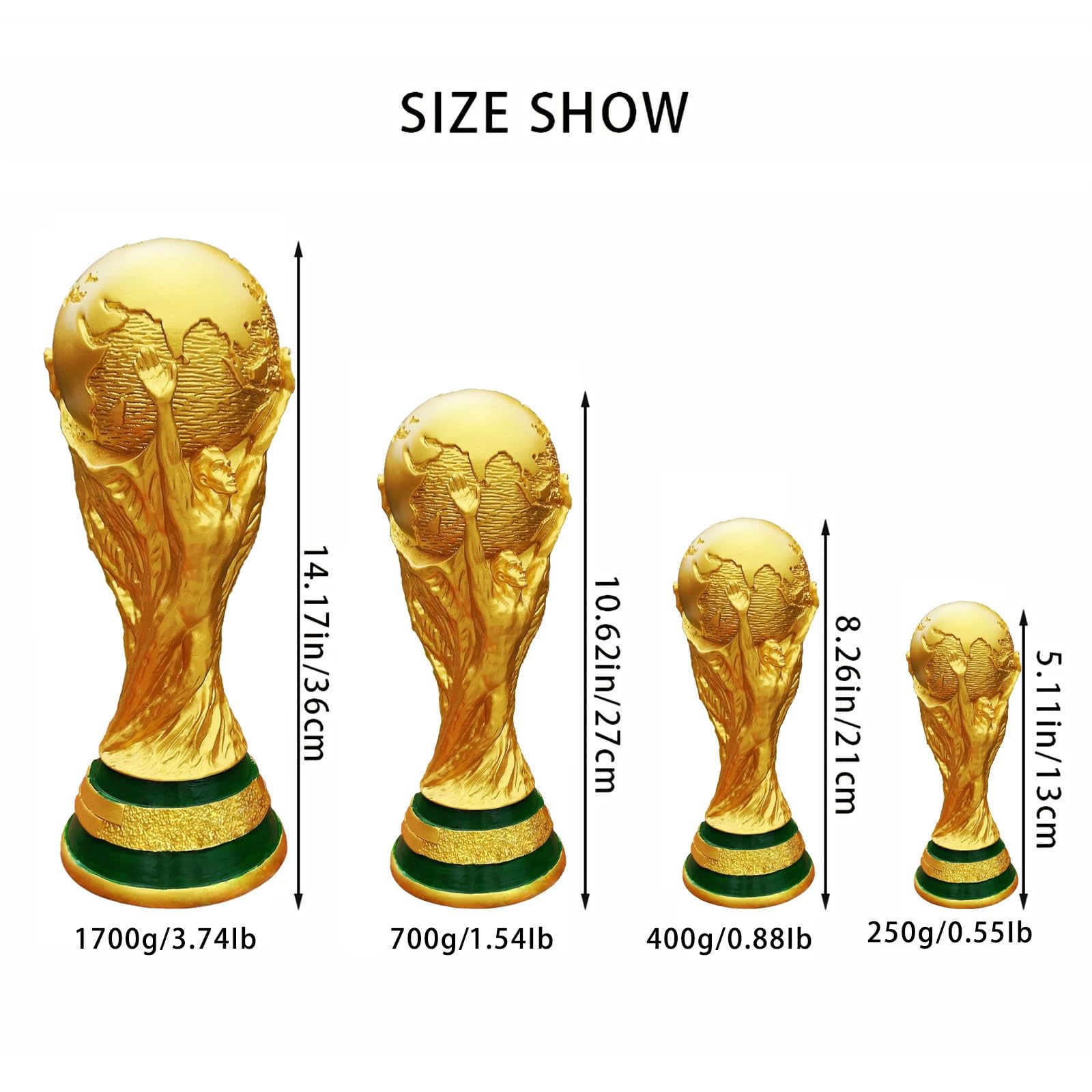 Mua World Cup Trophy - World Cup Collectible Replica of Gold Resin ...