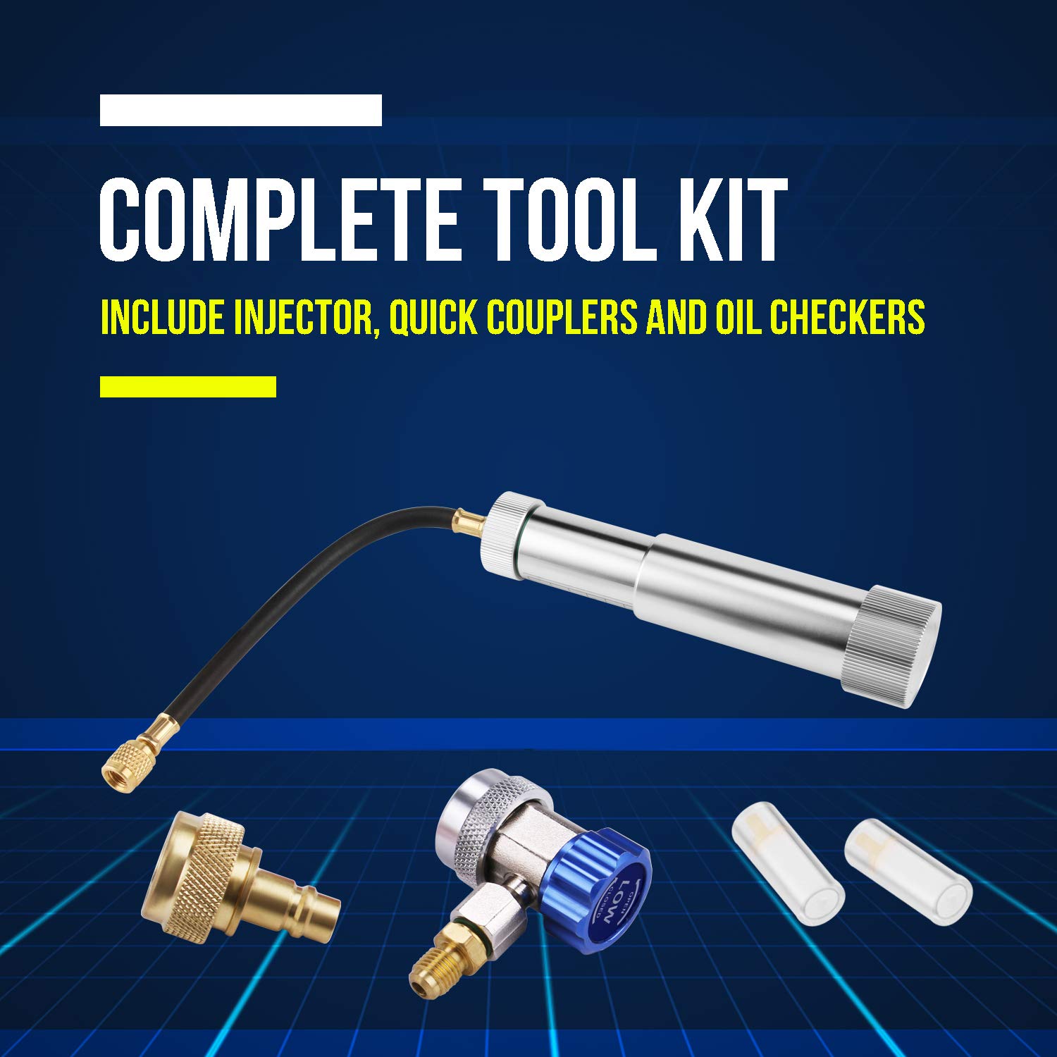 Mua Lichamp AC Oil Injector R134A, R1234YF Refrigerant A/C Dye Injector ...