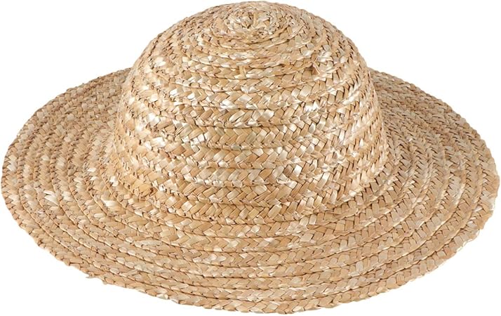 SUPVOX Mini Strohhut DIY Strohmütze Strand Sonnenhut Kunst Malerei Hut ...