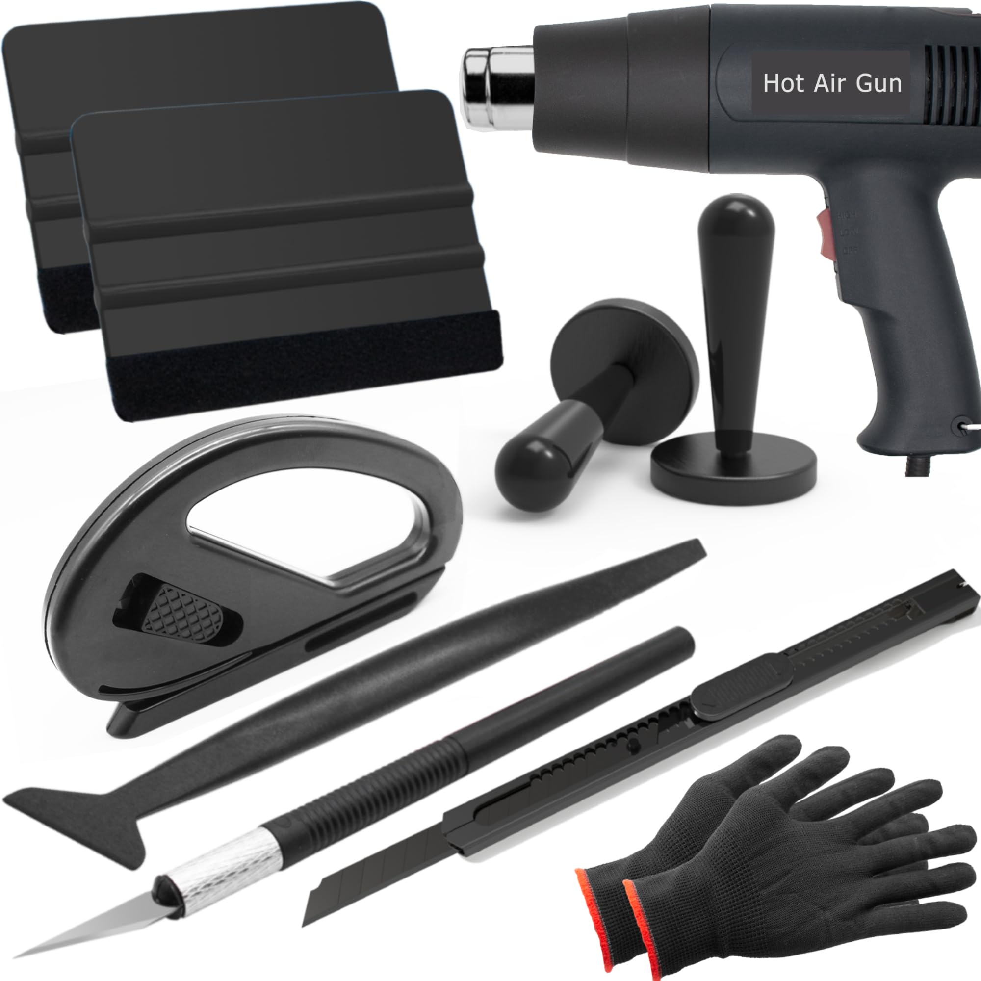 Spanno Vinyl Wrap Heat Gun for Vinyl, Vinyl Wrap Tools Include Heat Gun ...