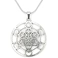 Amazon.com: Ann Claridge Metatron's Cube Necklace, Pendant with 20 ...