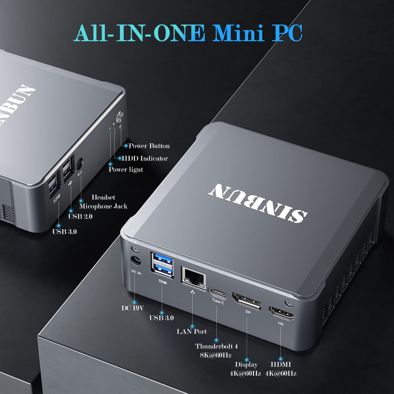 Mua Mini PC, 11th Intel i7-1165G7(up to 4.7GHz) Mini Desktop Computer ...