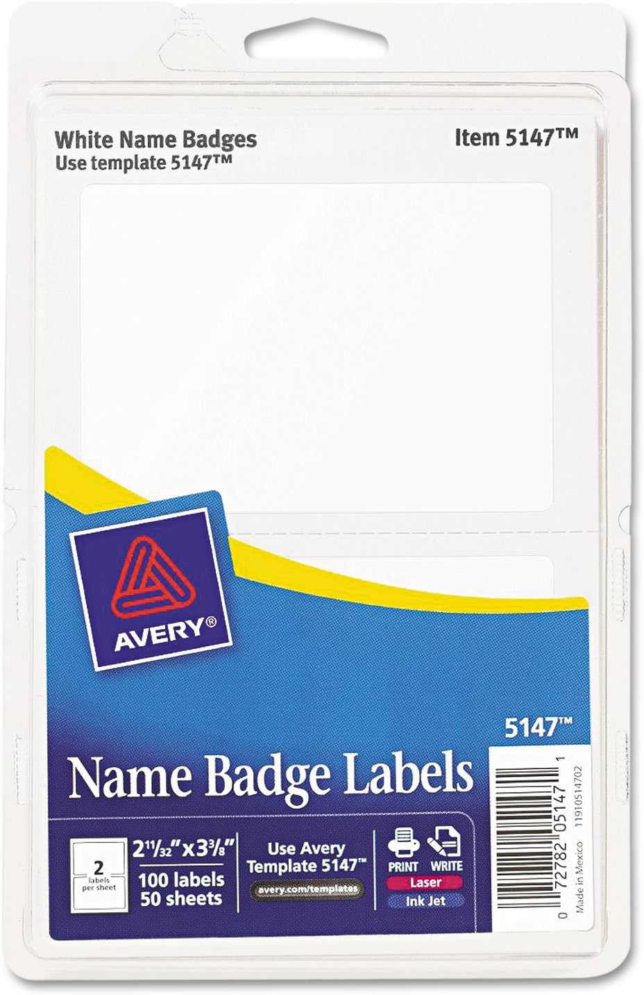 8 Avery Id Badge Template Template Monster