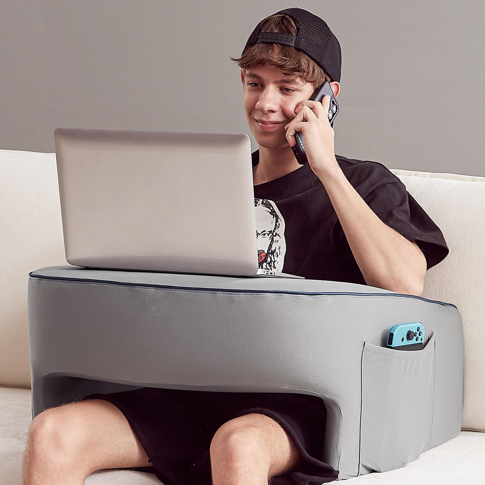 cooloo8 Lap Desk for Adults, Gaming Pillow, Reading Pillow, Lap Desk ...
