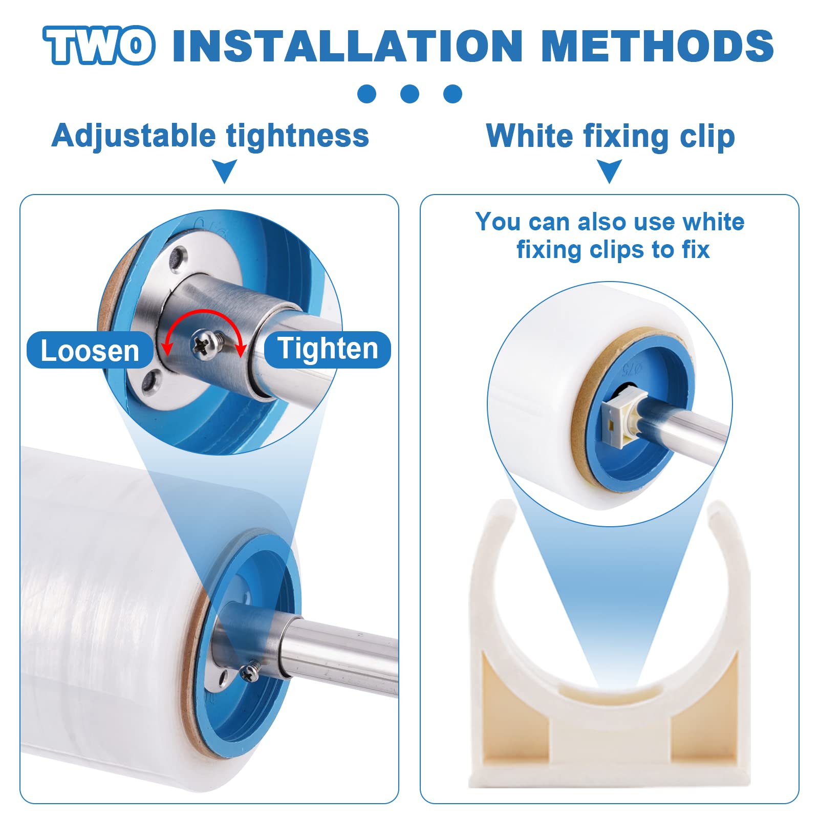 Film Dispenser With Cutter Manual Stretch Film Dispenser — Stainless ...
