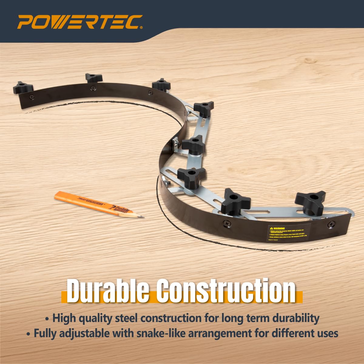 Mua POWERTEC Flexible Curve Template Ruler 37", Wood Curve, Woodworking ...