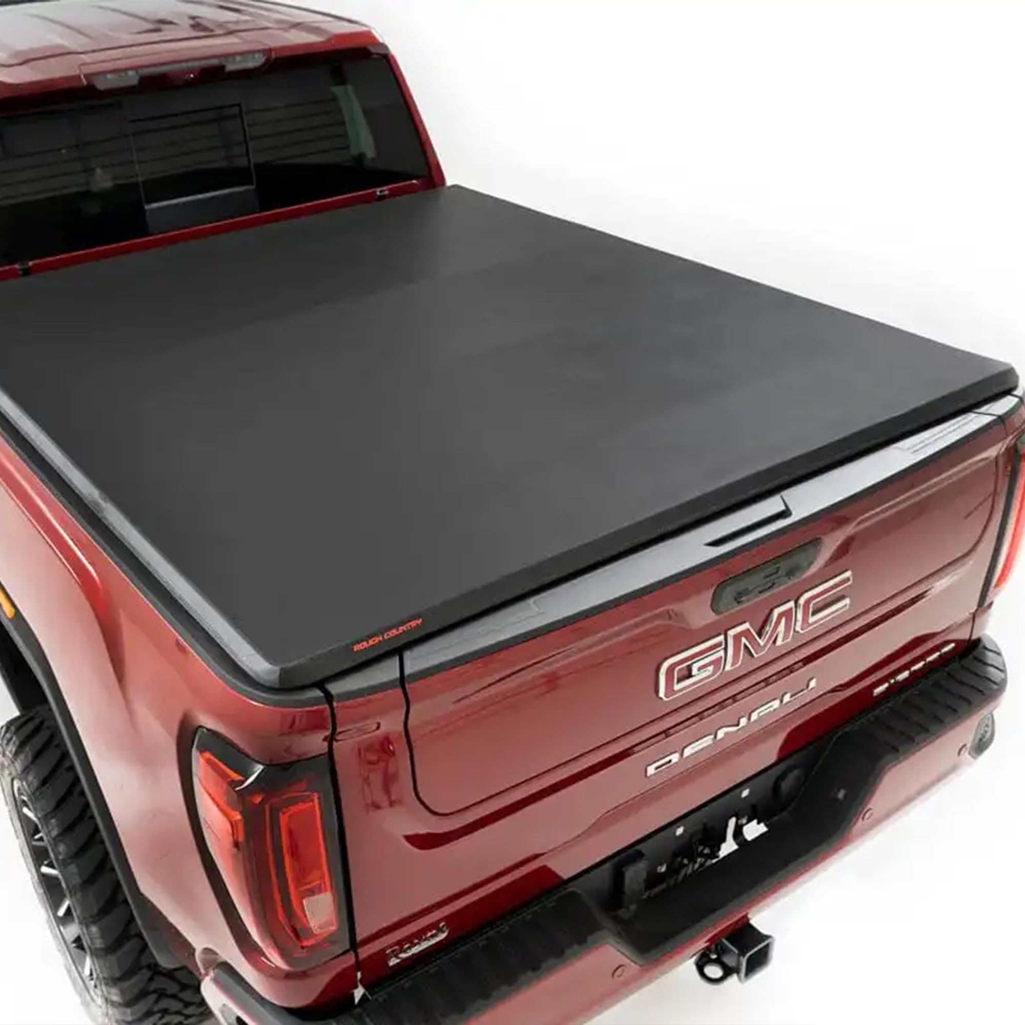 Rough Country Soft Tri-Fold Truck Bed Tonneau Cover for Chevy Silverado ...