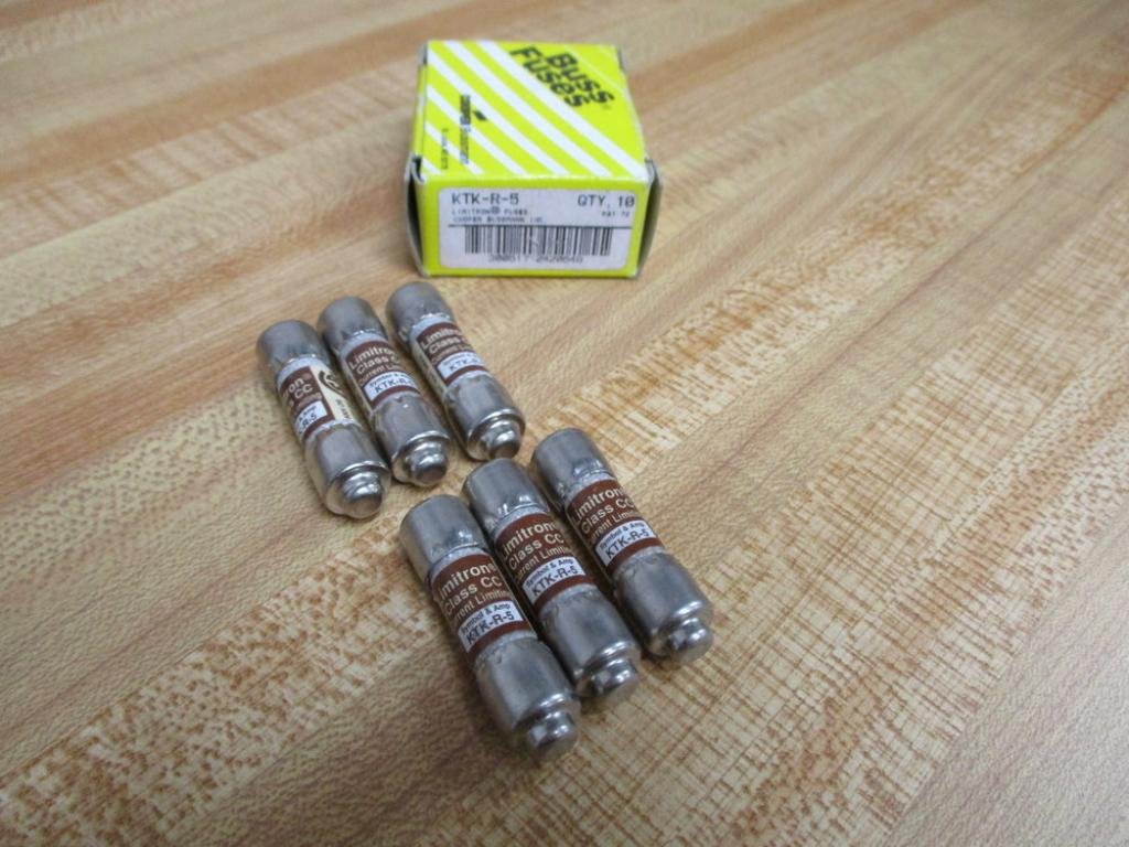 Bussmann KTK-R-5 Fuse KTKR5 (Pack of 6): Amazon.com: Industrial ...