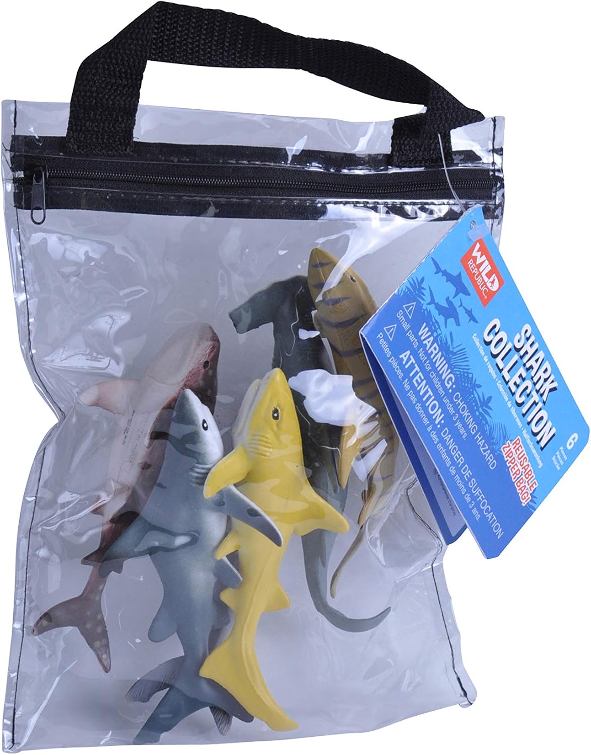 Wild Republic 23762 Polybag Collections Shark 6 pieces – BigaMart