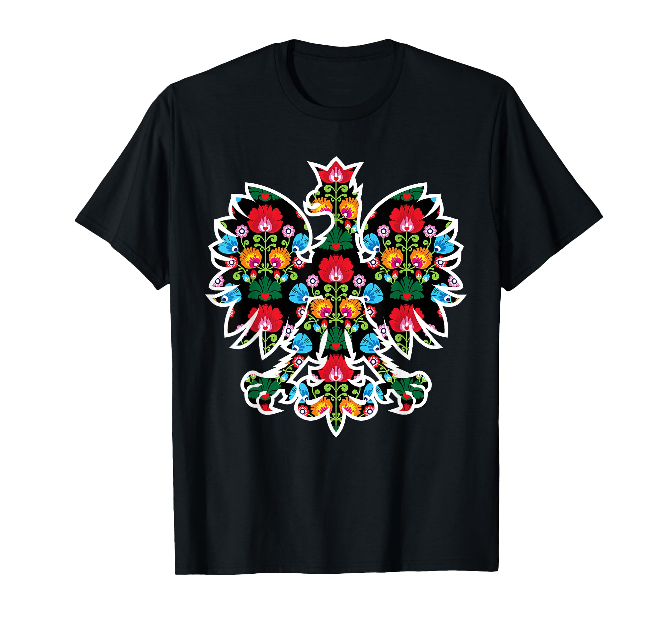 POLISH EAGLE | Poland WYCINANKI Emblem, Polish Folk Art Fest T-Shirt ...