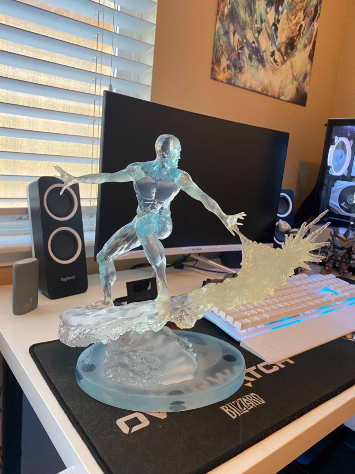 $11/mo - Finance Marvel Premier Collection Iceman Statue, Multicolor ...