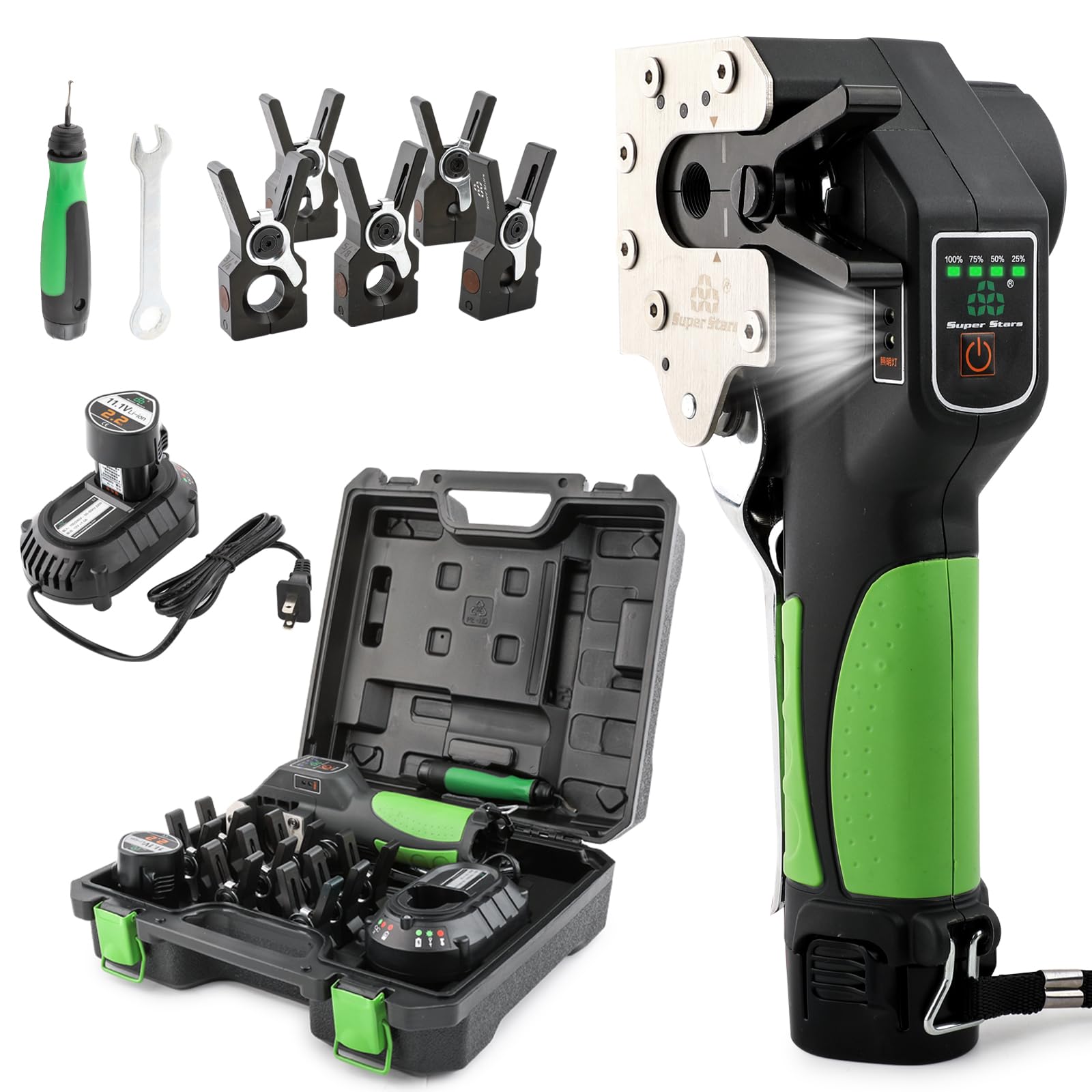 Mua Power Flaring Tool Kit, 1/4" - 3/4" HVAC Electric Flaring Tool for ...