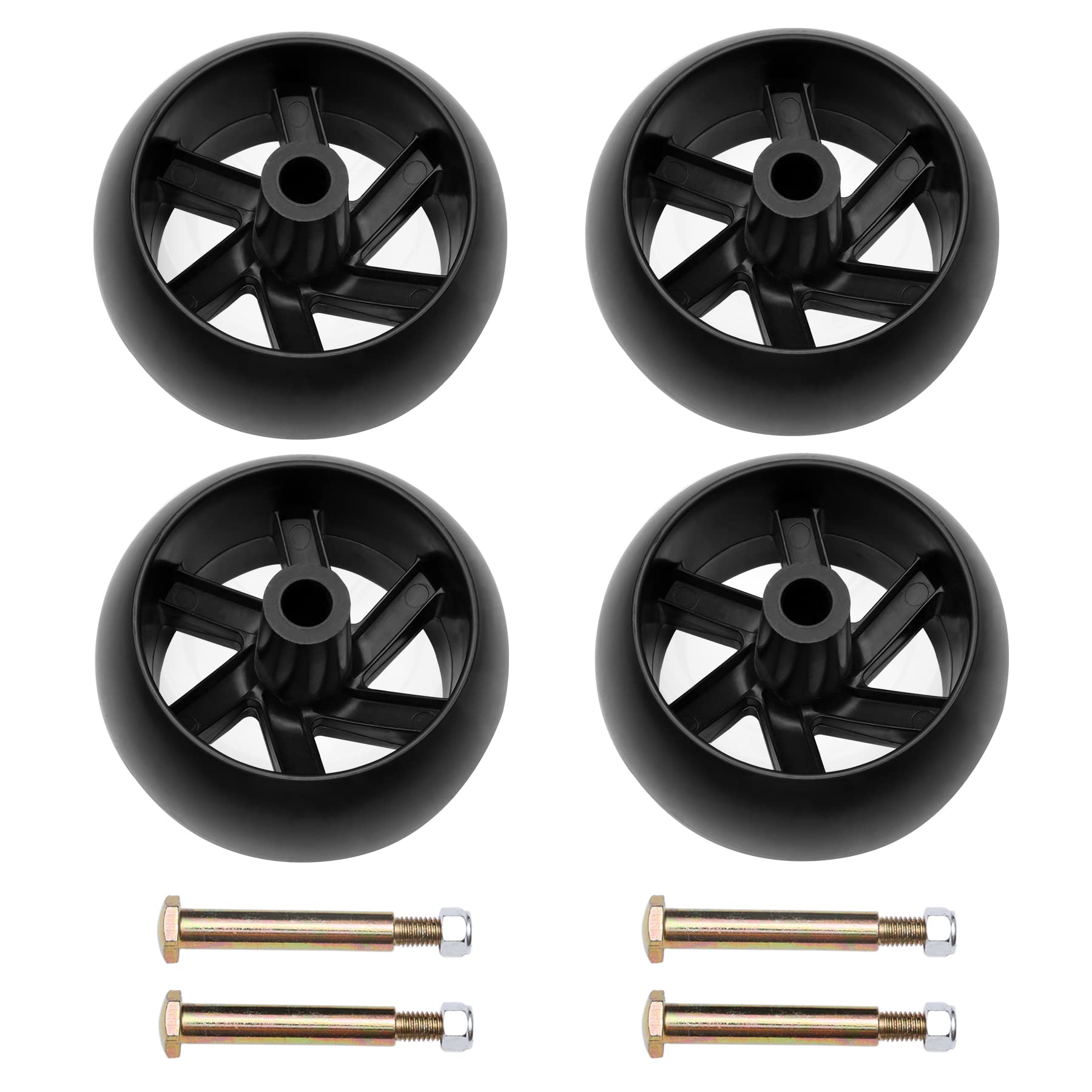 Mower Deck Wheel Kit Set of 4 Compatible with Husqvarna 532174873 ...