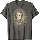 Amazon.com: Mozart T-Shirt Mozart Portrait Classical Music Lover Gift T ...