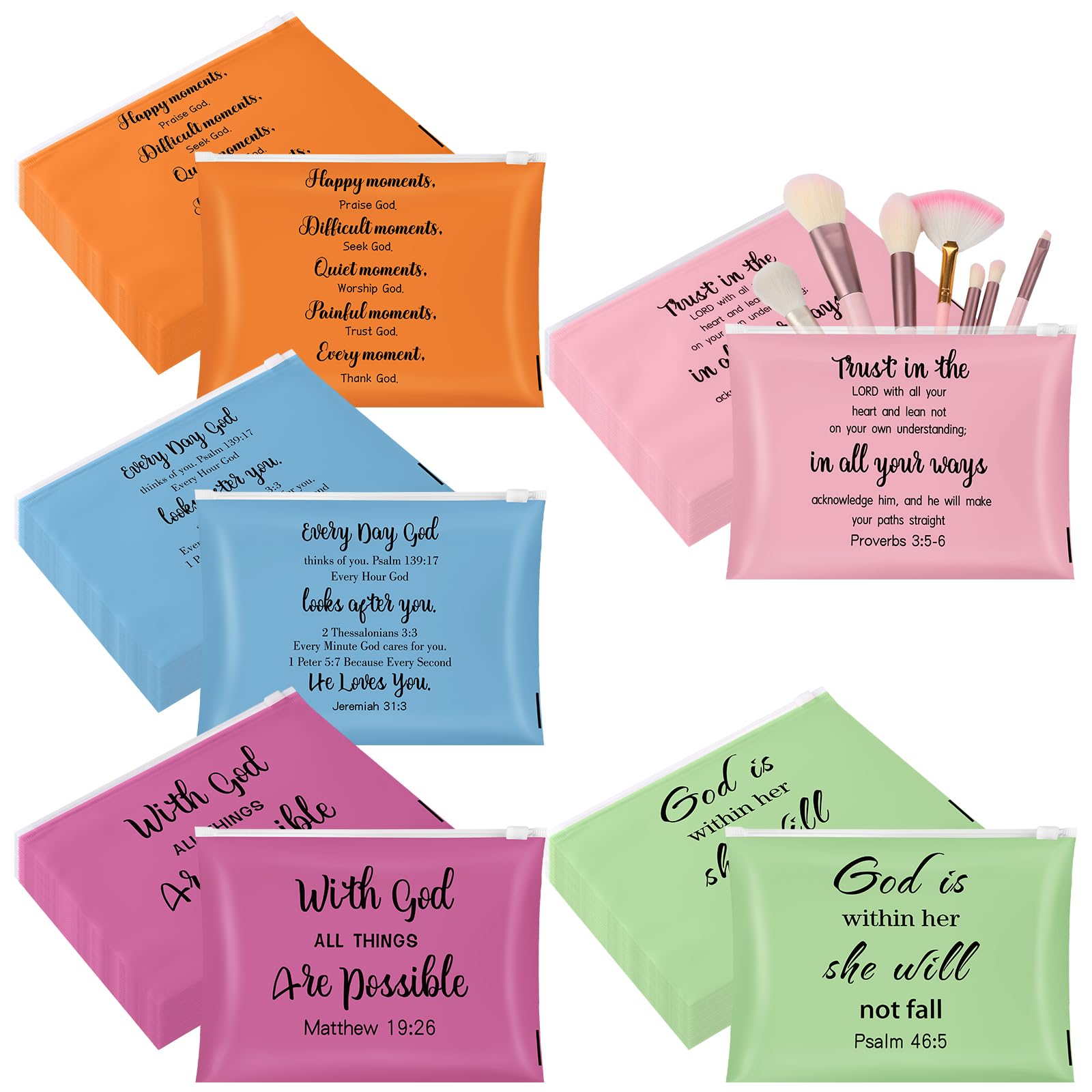 Kacctyen 100 Pcs Christian Gifts for Women Bulk Religious Bible Verse ...