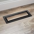 Zion Floor Register 4" x 10" Matte Black Modern Flush Mount Air ...