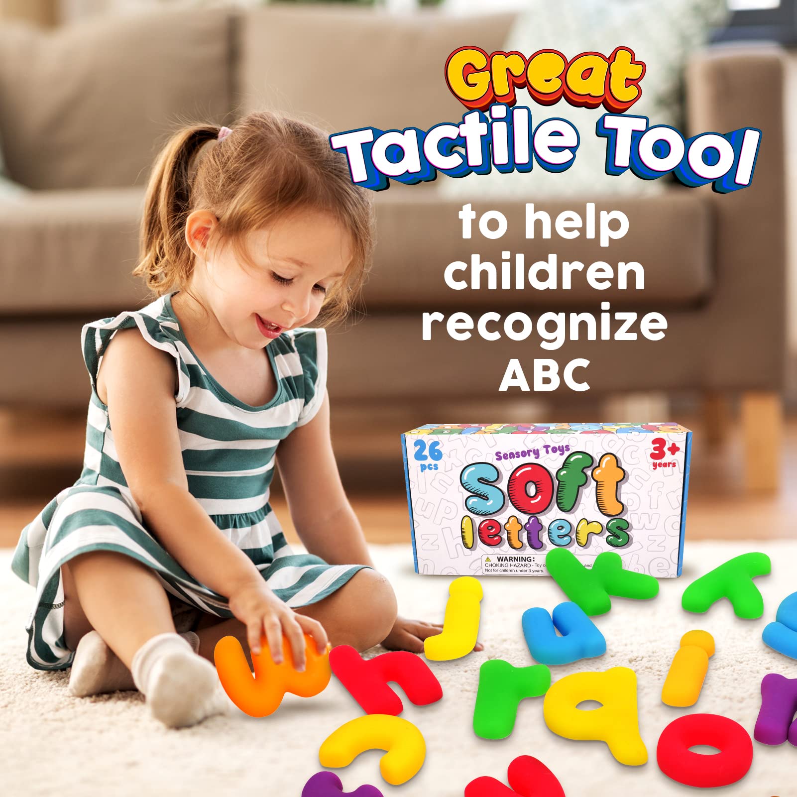 Mua SMALL FISH Alphabet Letters Sensory Toys for Toddlers: ABC Learning ...