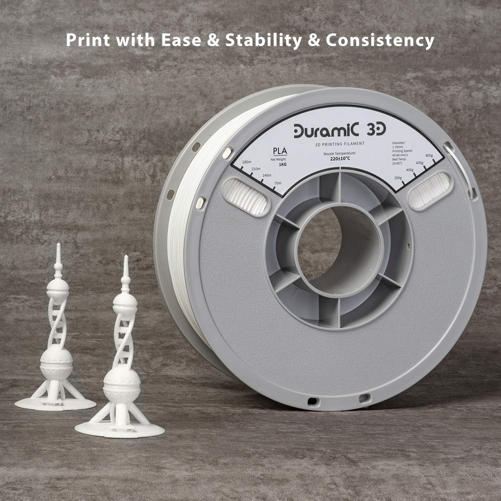 Black White Grey 3D Printing Filament Dimensional Accuracy +/- 0.05 mm ...
