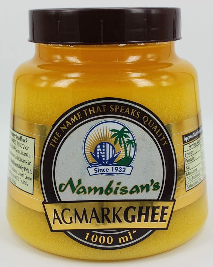 Nambisan's AGMARK Ghee 1 L: Amazon.in: Grocery & Gourmet Foods