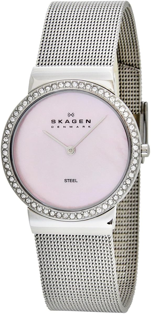 Skagen Damenarmbanduhr Slimline Stahl 644LSSP: SKAGEN Designs: Amazon ...