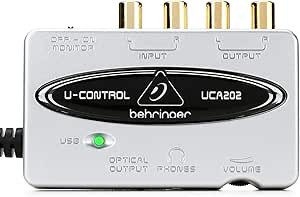 Amazon.com: Behringer U-Control UCA202 USB Audio Interface : Musical ...