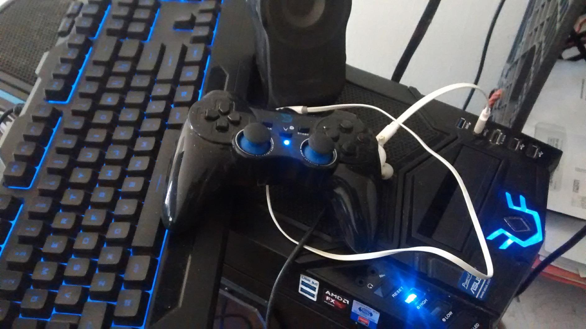 ZD-V+ Vibration-Feedback USB Wired Gamepad Controller Joystick Support ...