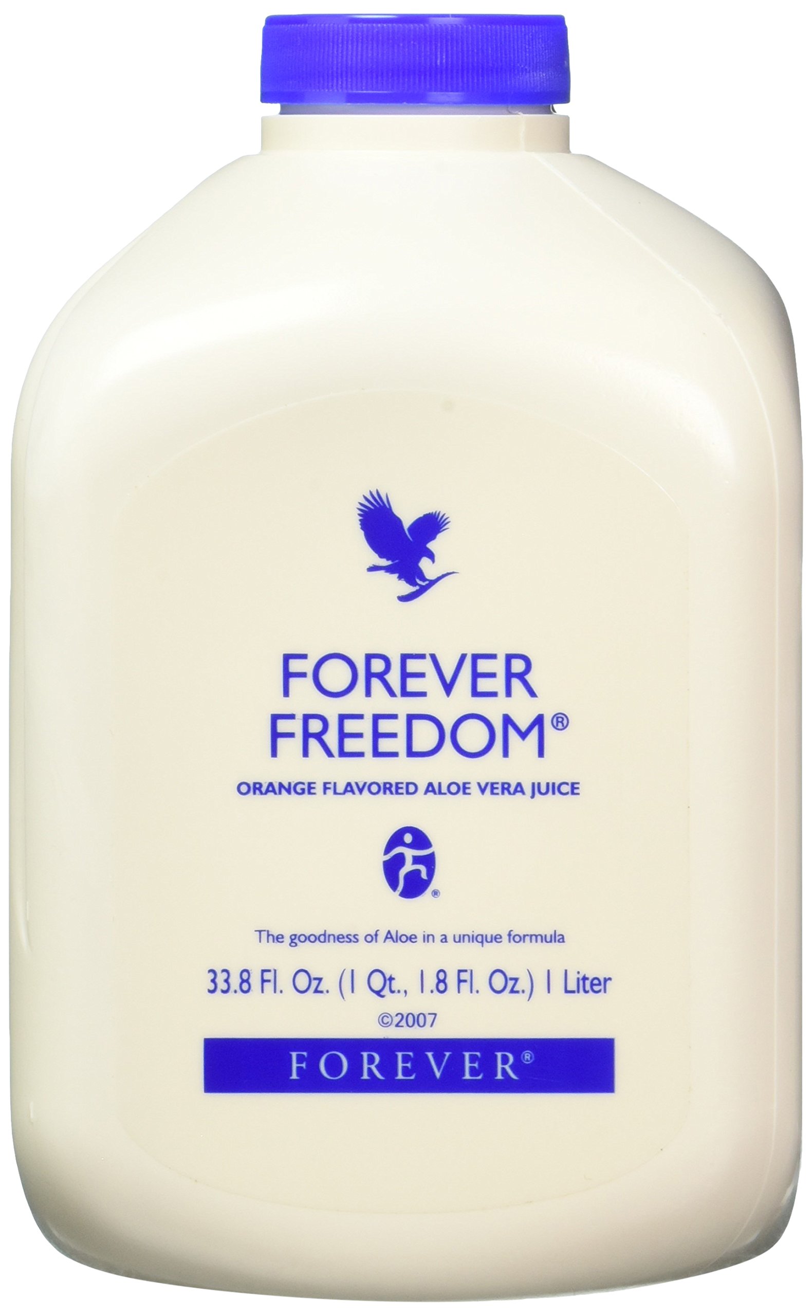Amazon.com: Forever Freedom Orange Flavored Aloe Vera Juice 33.8 FL OZ ...