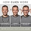 Clic Magnetic Reading Glasses for Men or Women, Computer Readers ...