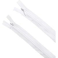 Amazon.com: Invisible Zipper (2 Zippers) Nylon Coil 6 12 14 16 18 20 22 ...