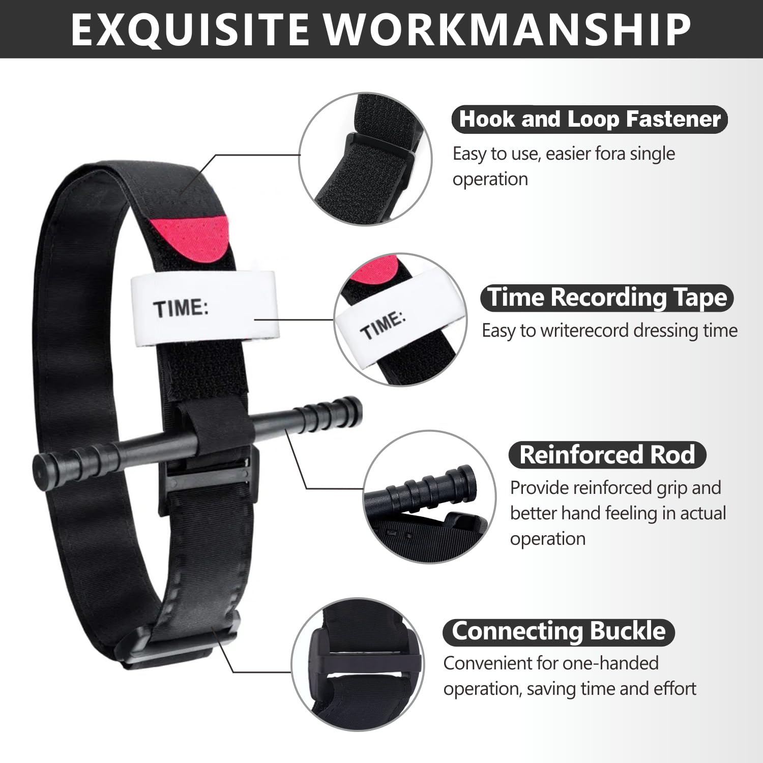 Mua 10 Pack Tourniquet, Single-Handed Application Tactical Emergency ...