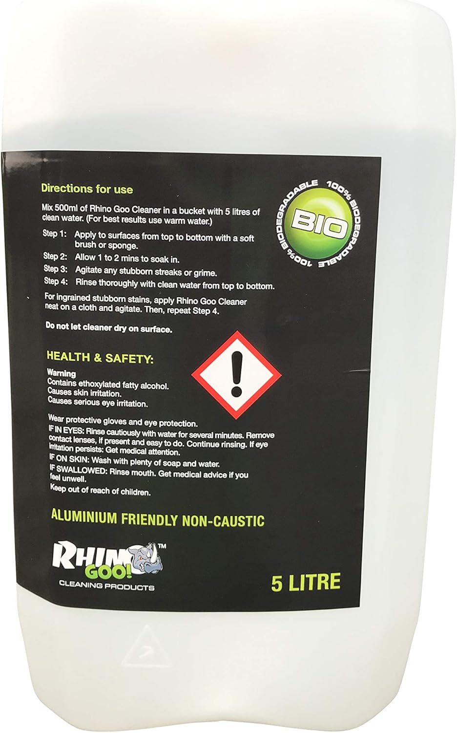 Rhino Goo! 5L UPVC Cleaner – Concentrated Product for The Conservatory ...